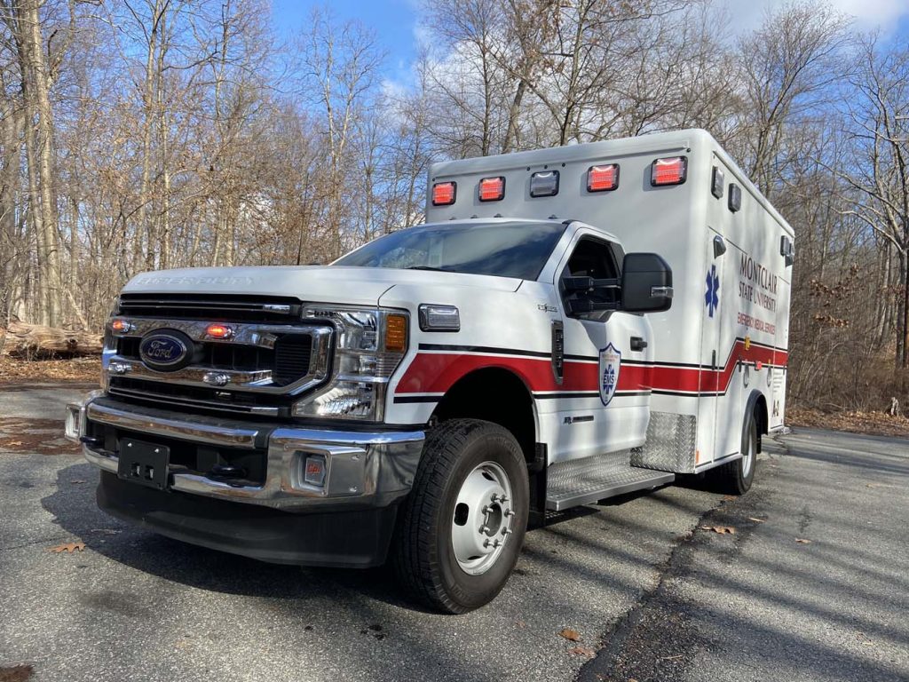 Montclair State University EMS's new ambulance